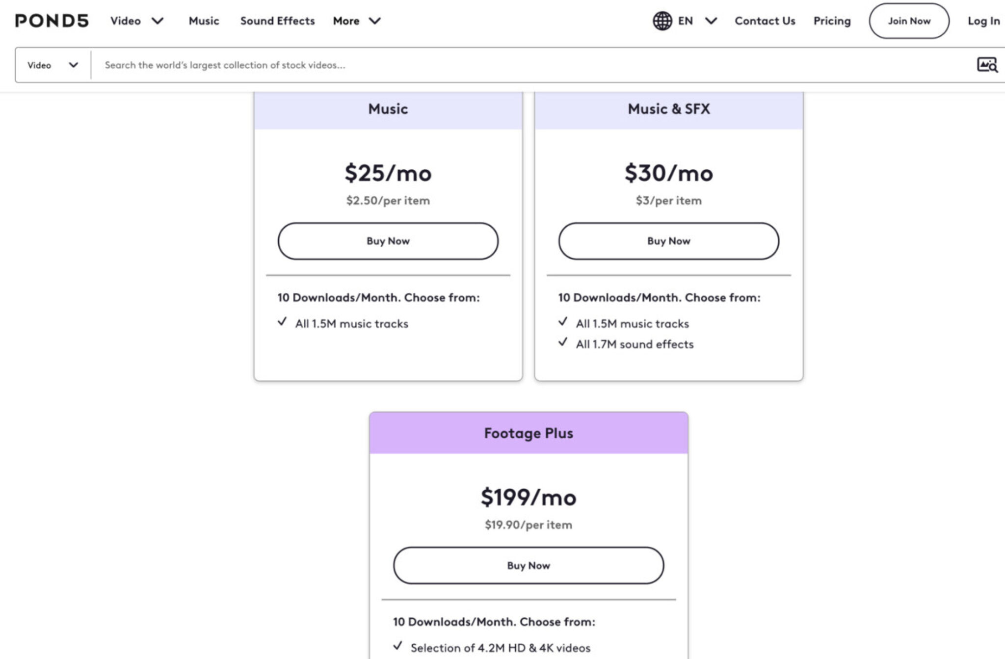 Pond5 Pricing - Royalty-Free Stock at Unbeatable Prices - May 16 2026
